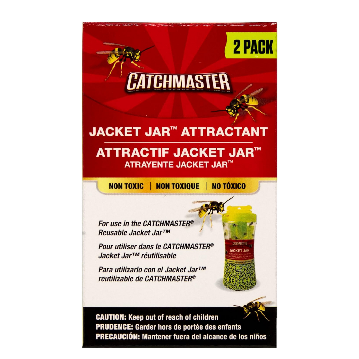 Yellow Jacket Trap Refills: Bee & Wasp Attractants – Catchmaster