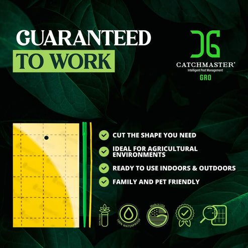 3"x5" Double-Sided Yellow Sticky Card Insect Trap