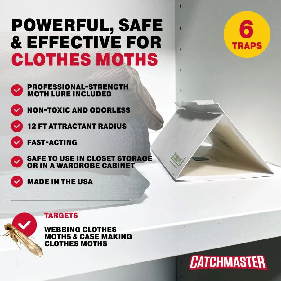 Clothes & Closet Moth Glue Board Traps – Catchmaster