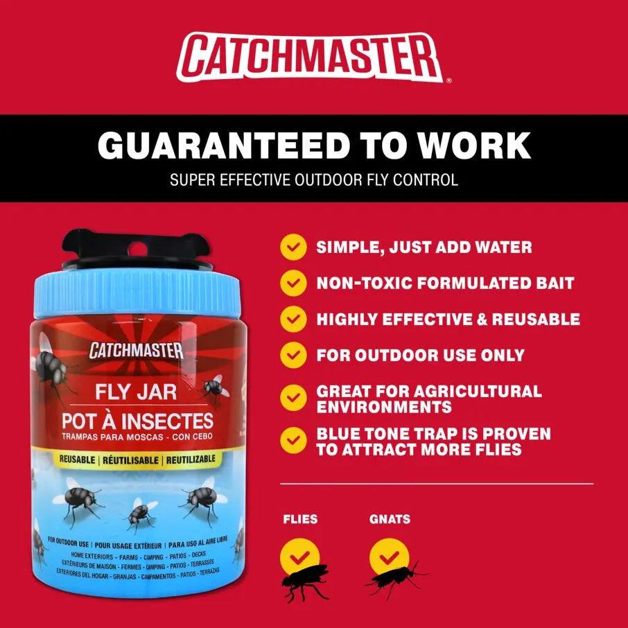 Reusable Fly Jar Traps – Catchmaster