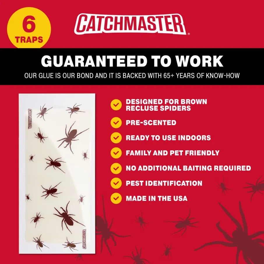 Brown Recluse Spider Glue Board Traps – Catchmaster