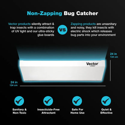 Vector Optima UV Light Fly Traps, White – Catchmaster